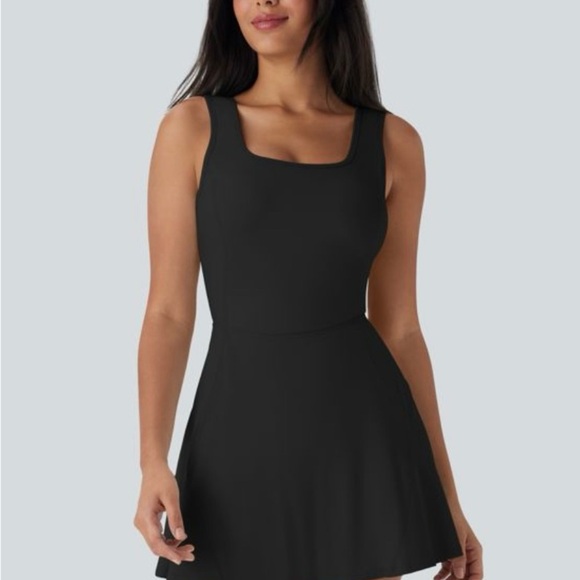 HALARA | Dresses | Halara Black Sleeveless Active Dress | Poshmark